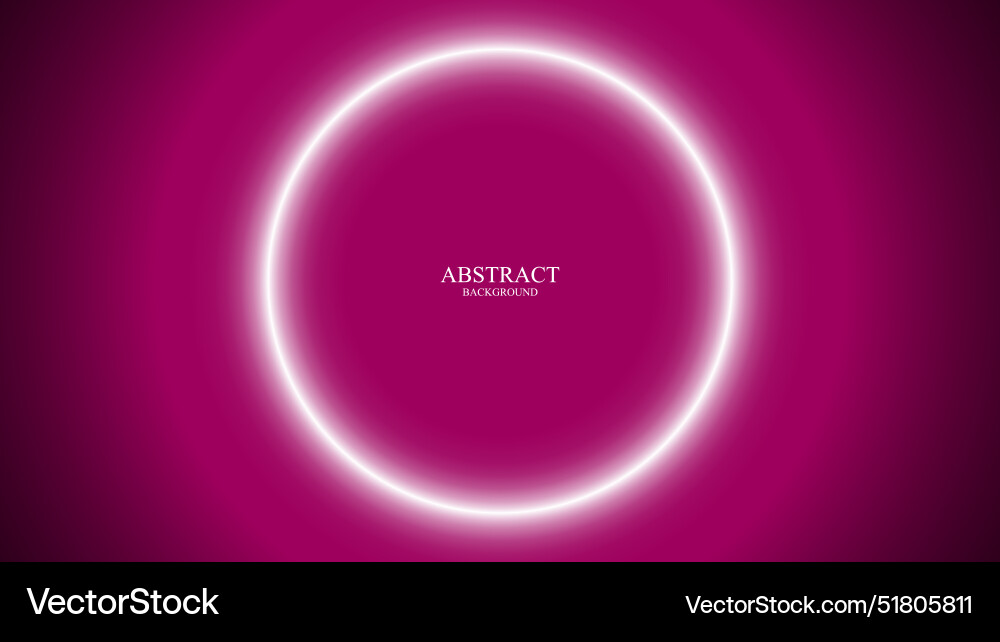 Abstract background circle white gradient glow Vector Image