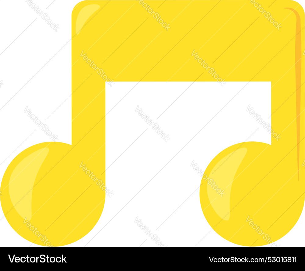 Double musical note writing composition Royalty Free Vector