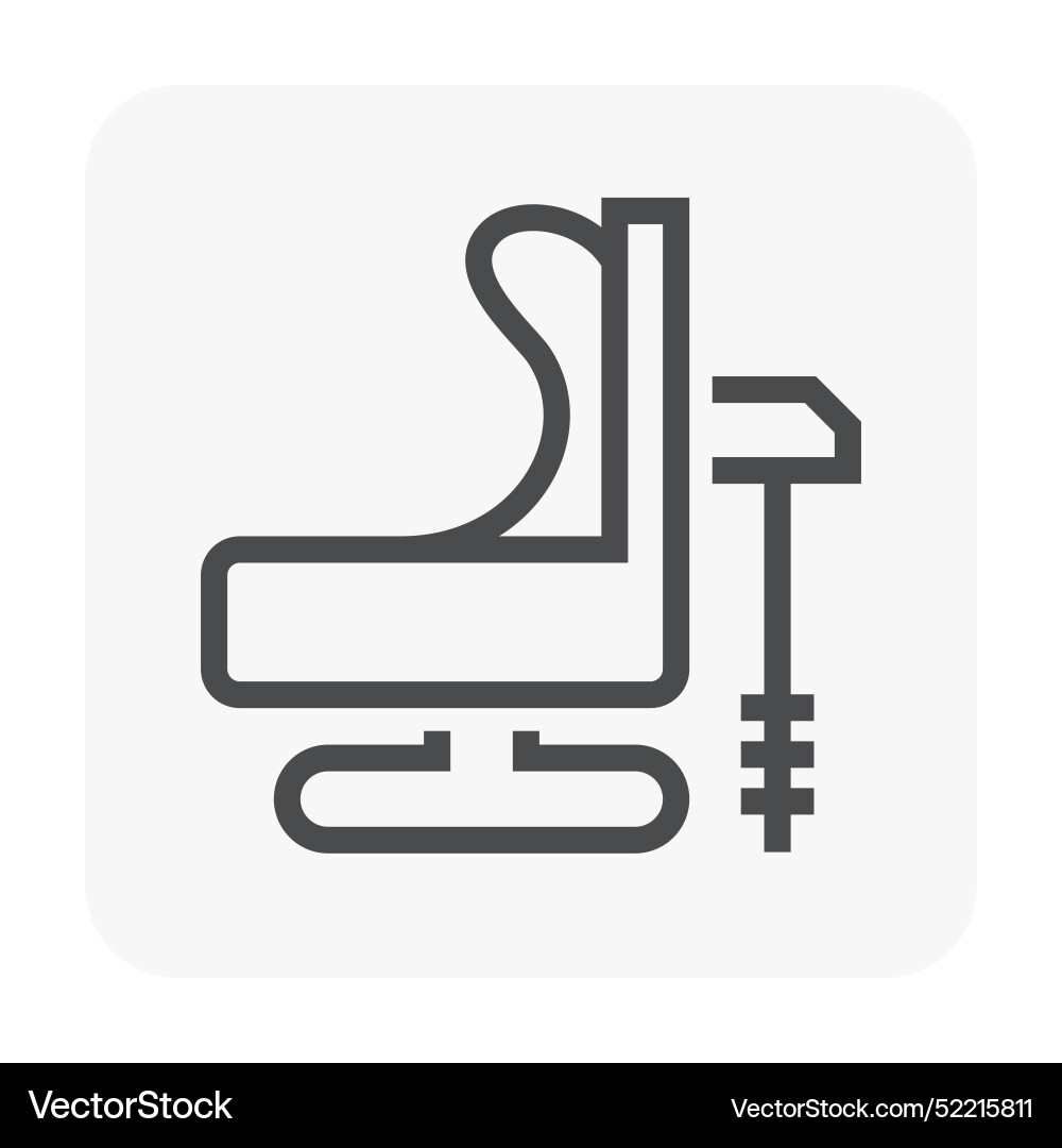 Drilling rig ico geotechnical engineering Vector Image