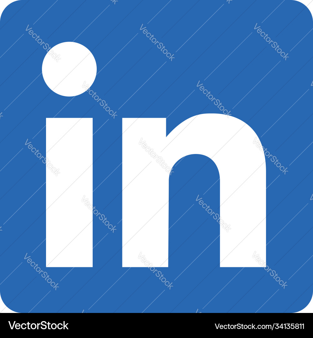 Linkedin Logo Editorial Lizenzfreies Vektorbild