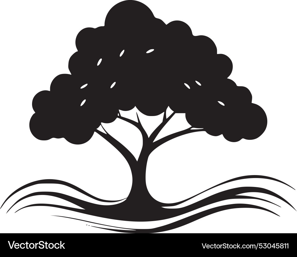 Tree - high quality logo ideal for t-shirt Vector Image