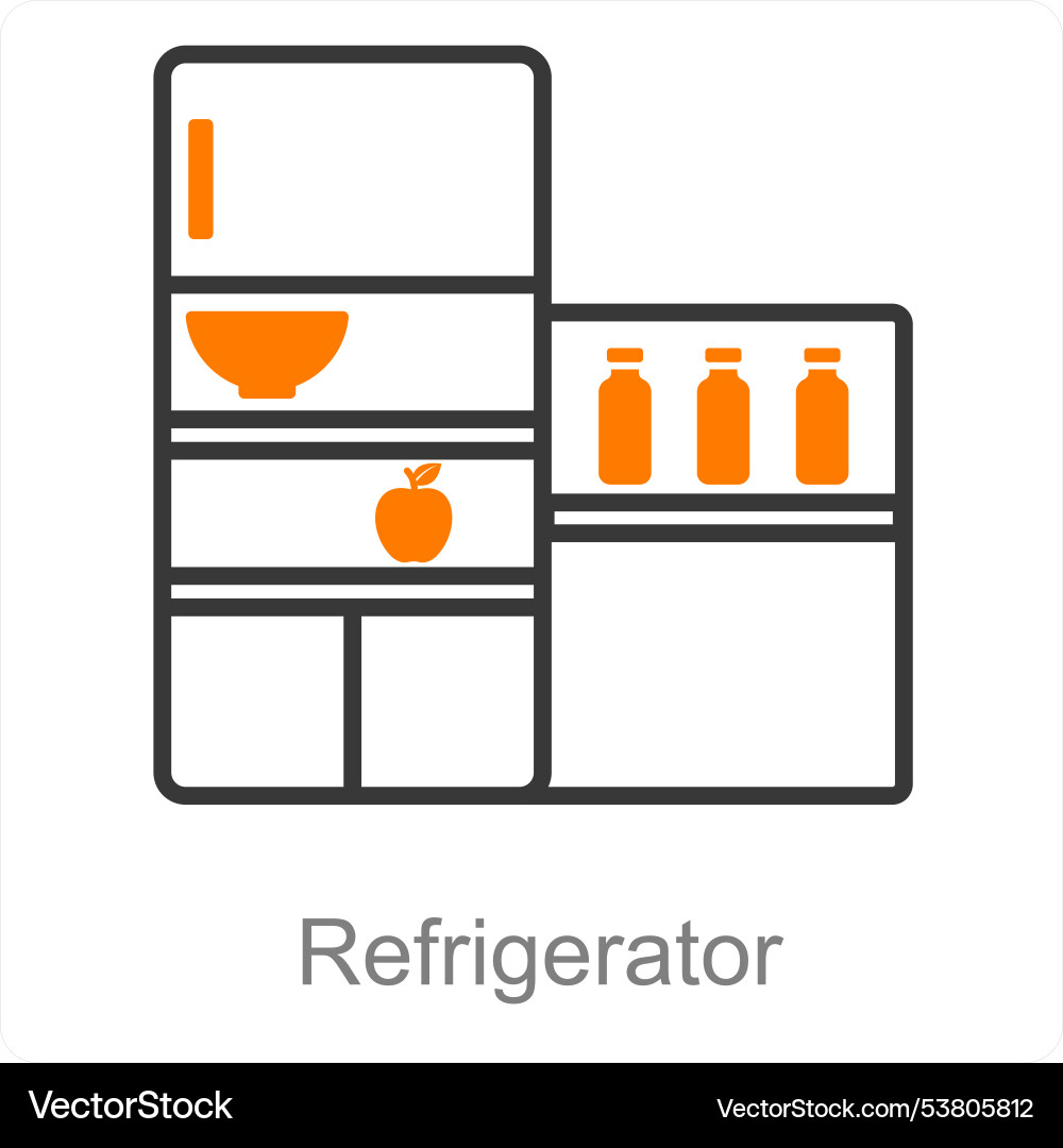 Refrigerator Royalty Free Vector Image - VectorStock