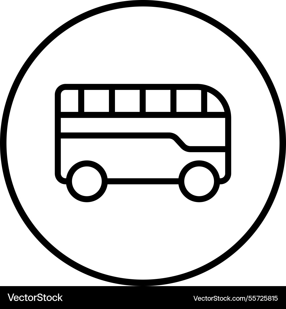 Bus icon design Royalty Free Vector Image - VectorStock