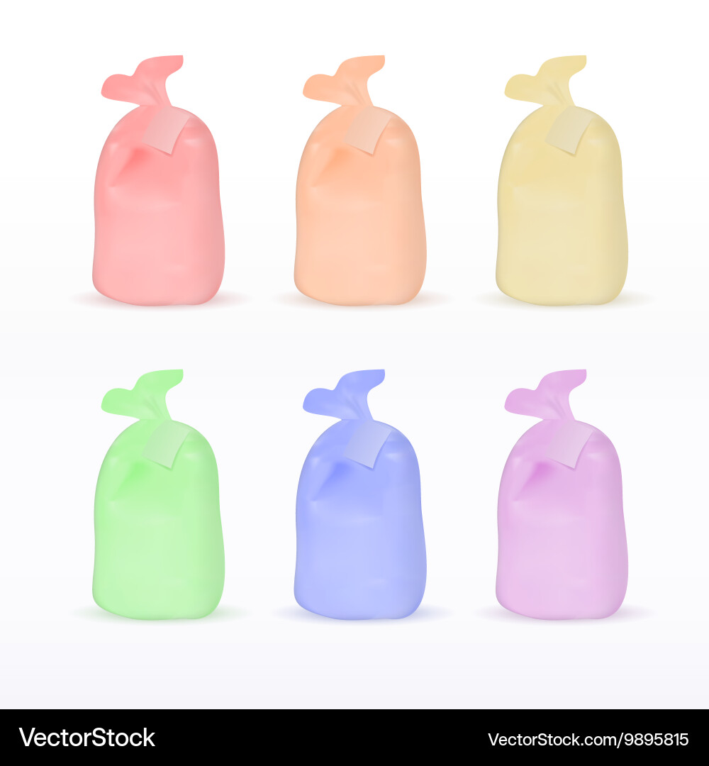 Medical Waste Packaging Set Royalty Free Vector Image