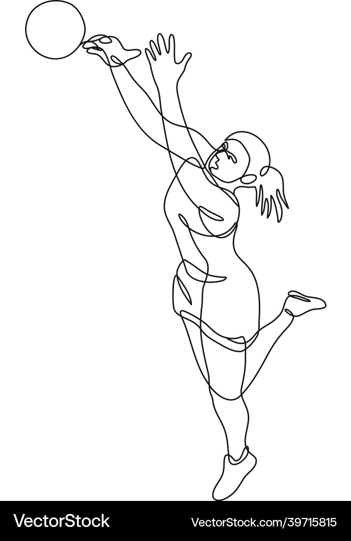 Netball Drawing Vector Images (over 140)