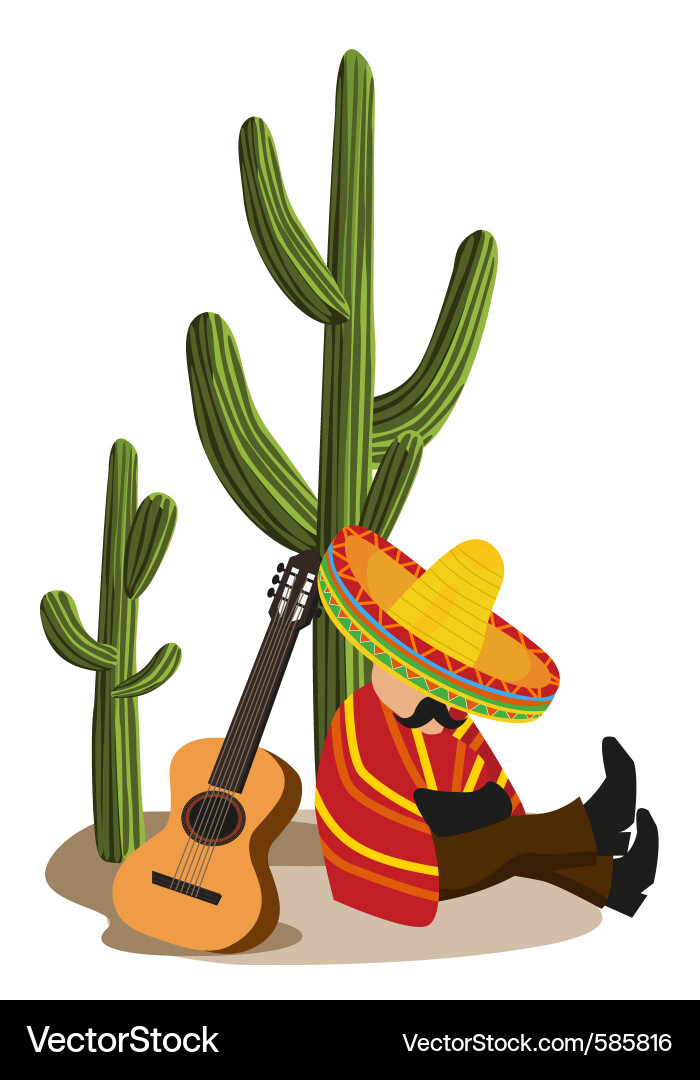 Mexican style Royalty Free Vector Image - VectorStock