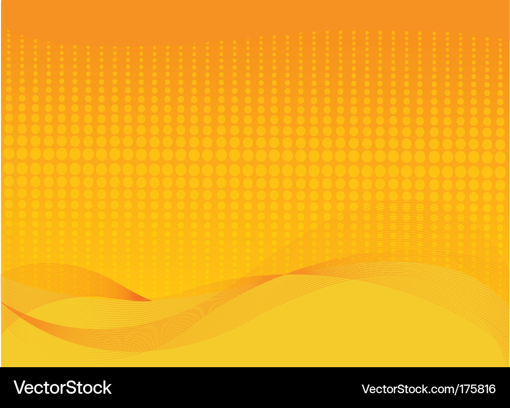 Orange background Royalty Free Vector Image - VectorStock