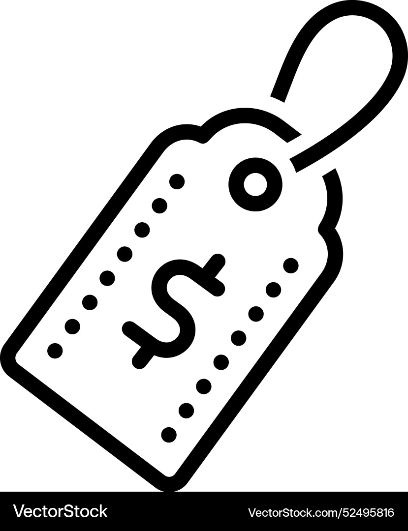 Price Royalty Free Vector Image - VectorStock