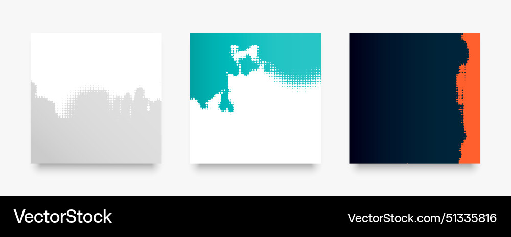 Stylish halftone geometric pattern abstract Vector Image