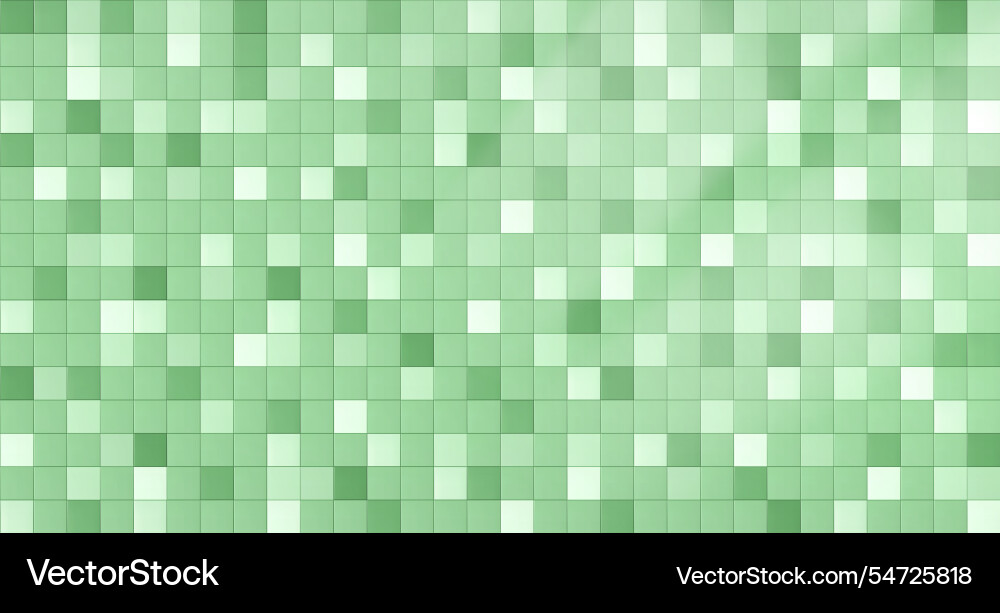 Green mosaic swimming pool tile wall texture Vector Image