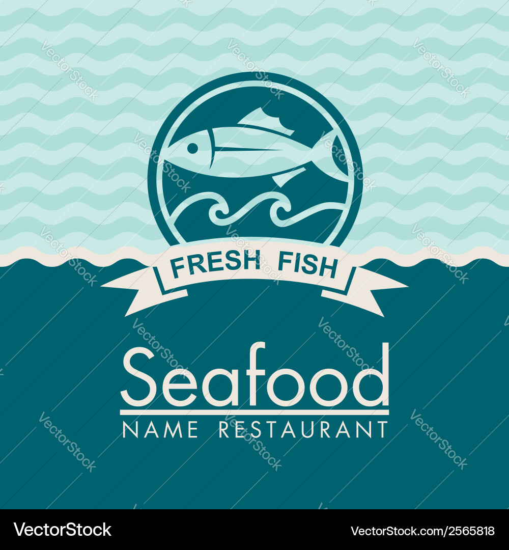 Seafood Restaurant Menu Royalty Free Vector Image
