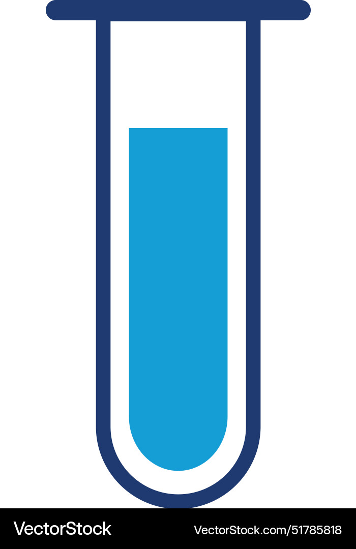 Test tube icon Royalty Free Vector Image - VectorStock
