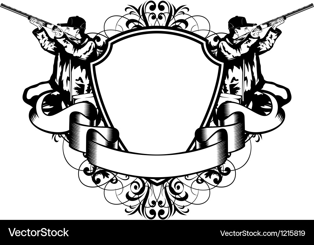 Hunting frame Vector Images & Graphics for Commercial Use | VectorStock