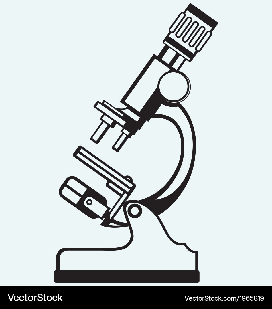 Microscope Royalty Free Vector Image - VectorStock