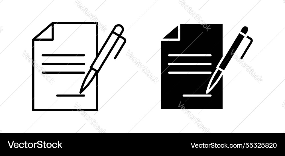 Form icons pack in black flat and strokes Vector Image