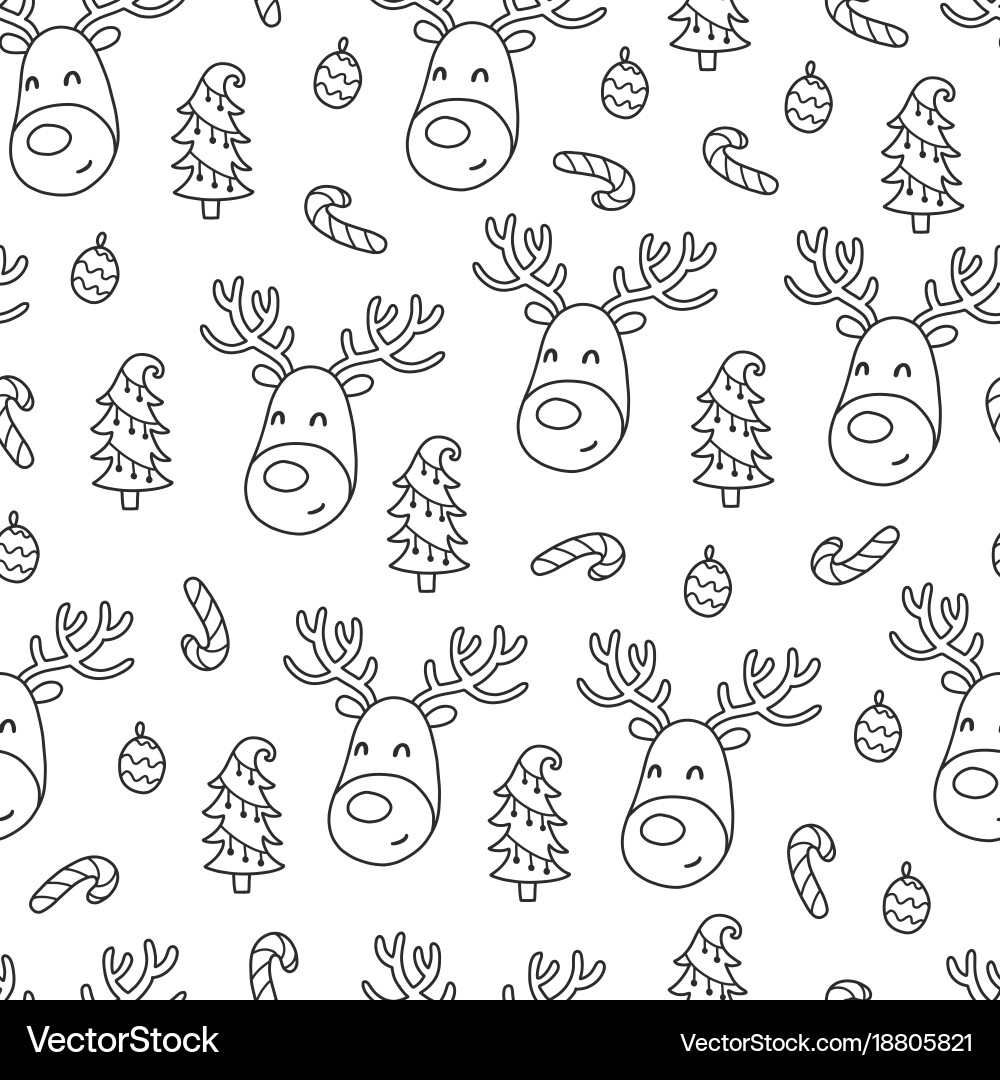 Doodle pattern Royalty Free Vector Image - VectorStock