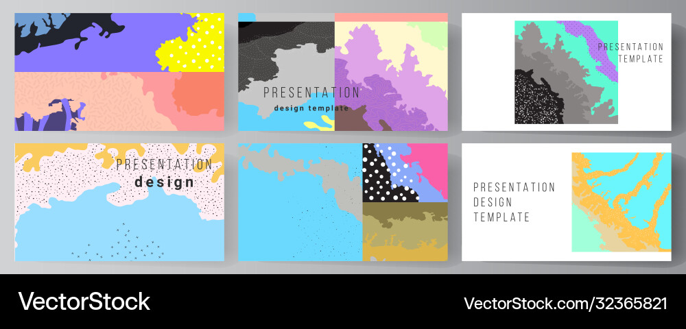 Layout presentation slides design Royalty Free Vector Image
