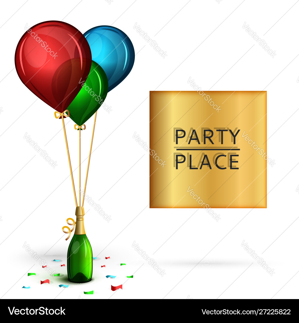 Celebration Party Banner Royalty Free Vector Image