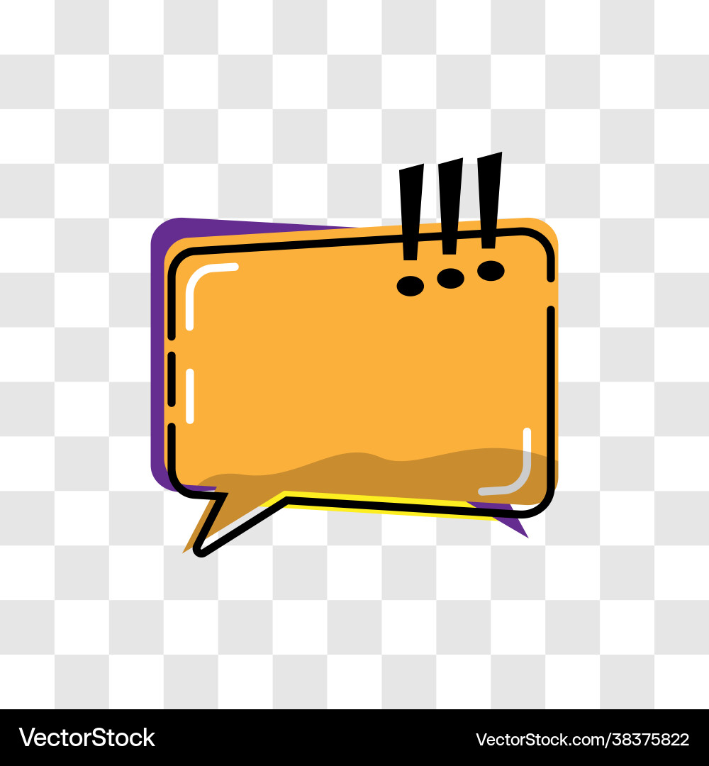 Dialogue box cartoon concept popart style Vector Image