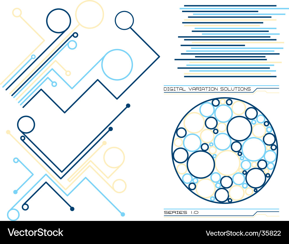 Digital solutions Royalty Free Vector Image - VectorStock