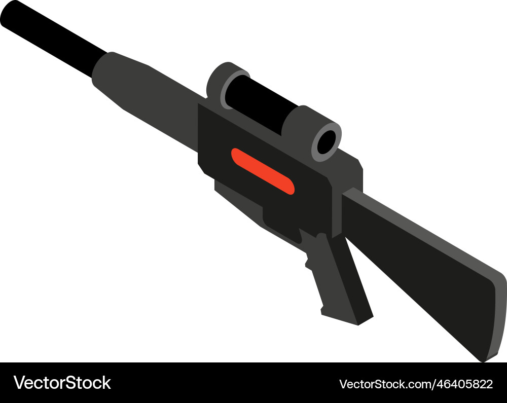 Laser tag game gun Royalty Free Vector Image - VectorStock