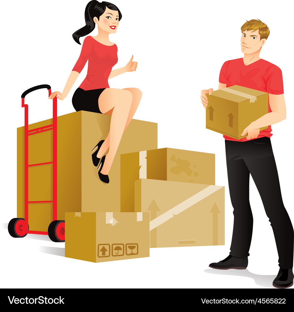 Moving Royalty Free Vector Image - VectorStock