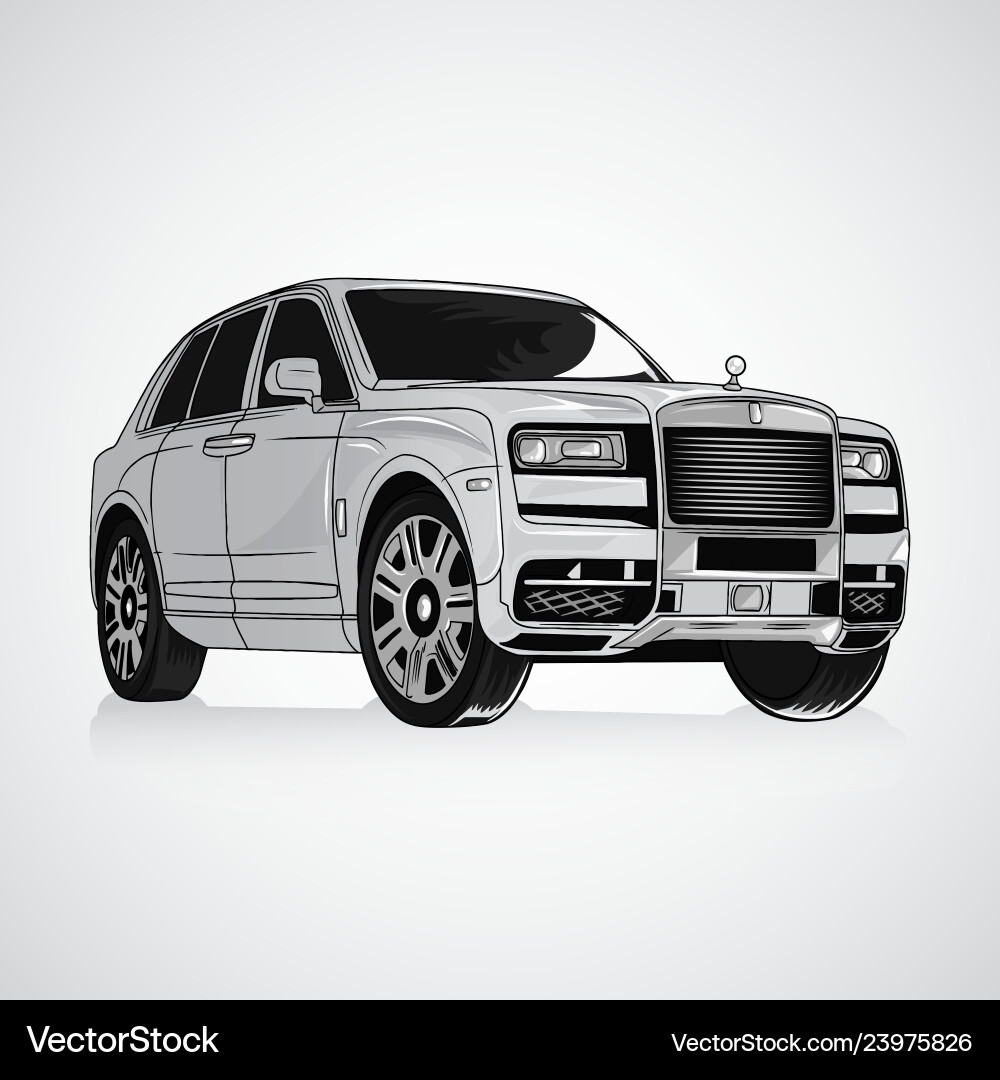 Luxury Car Collection Royalty Free Vector Image