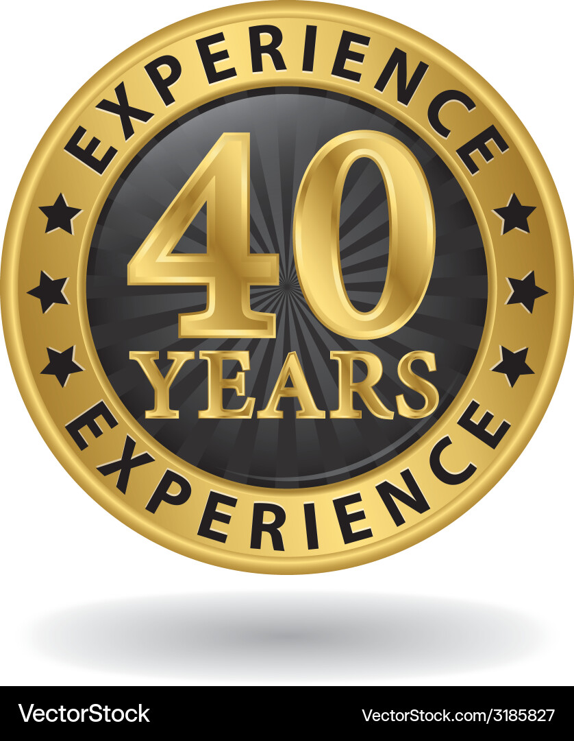40 Years Experience Vector Images (42)