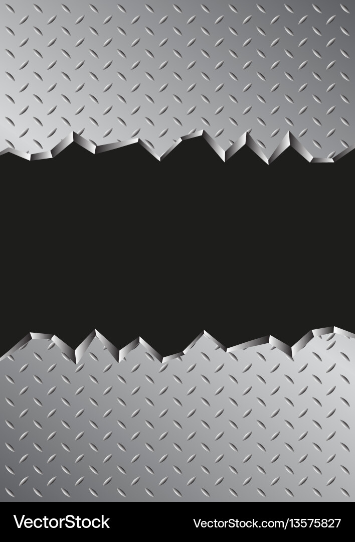 Jagged metal background Royalty Free Vector Image