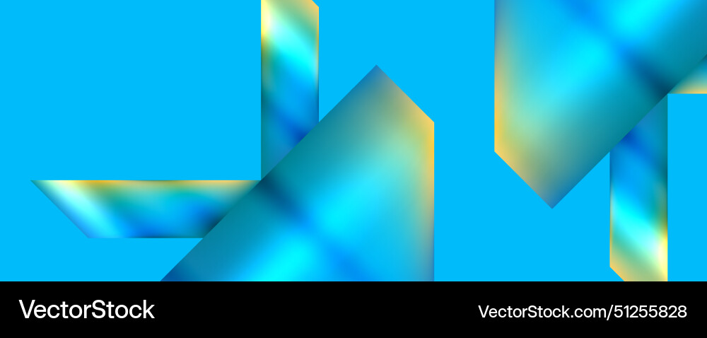 Neon colorful geometric shapes Royalty Free Vector Image