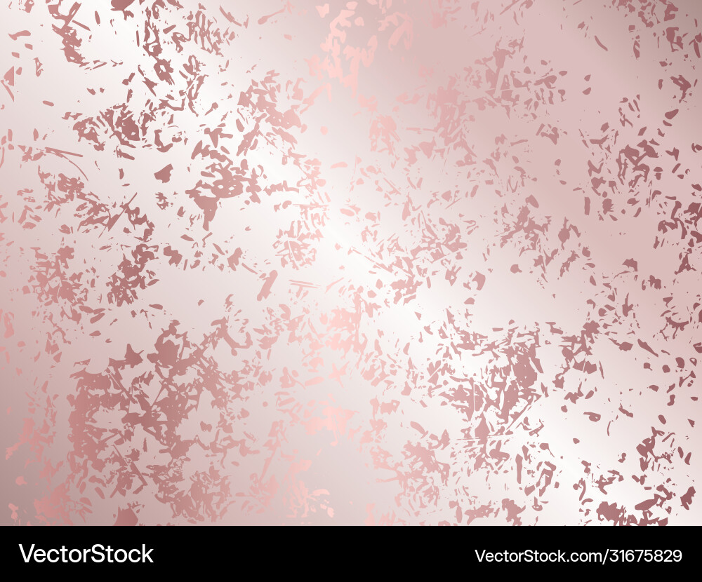 Gold metallic glossy texture rose quartz pattern Vector Image