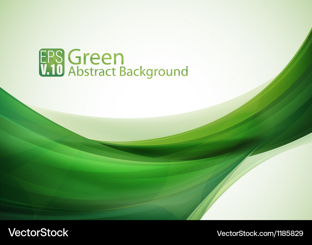 Green abstract background Royalty Free Vector Image