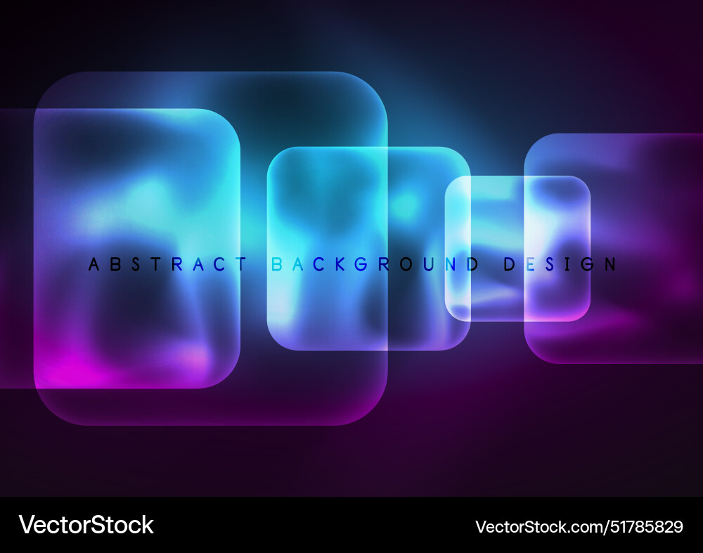 Trendy square blurred color abstract background Vector Image