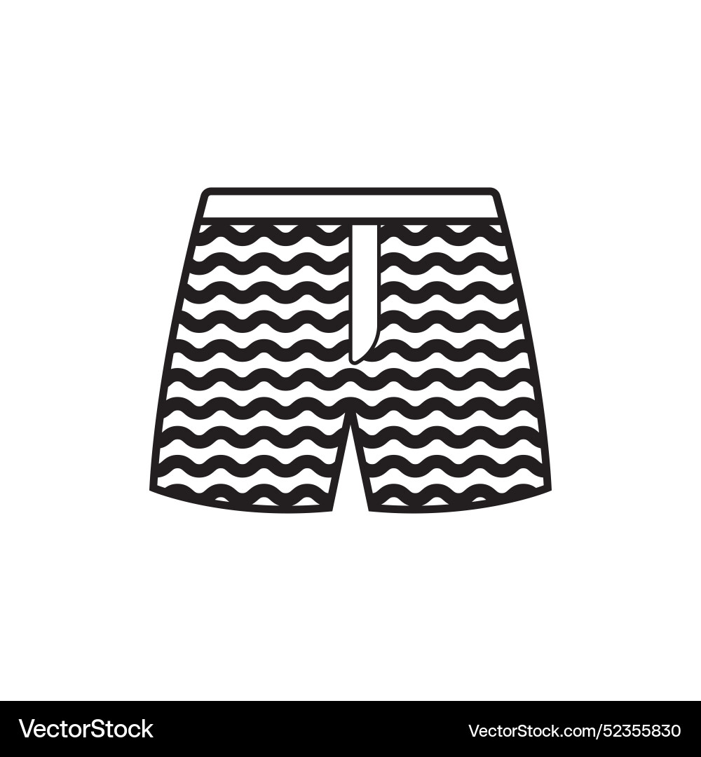 Shorts icon Royalty Free Vector Image - VectorStock