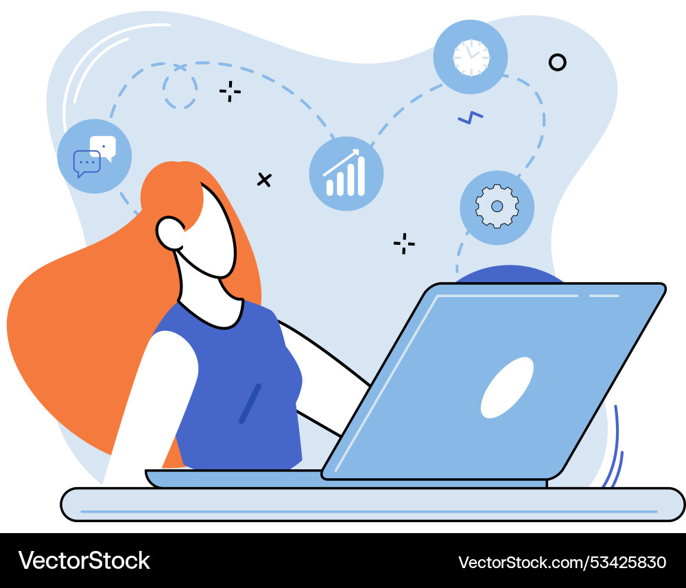 Team work effective cooperation among Royalty Free Vector