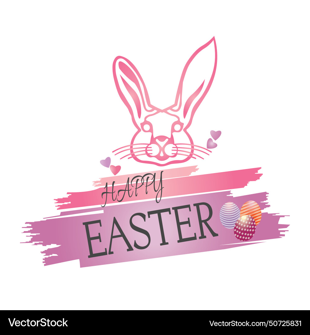 Happy easter Royalty Free Vector Image - VectorStock