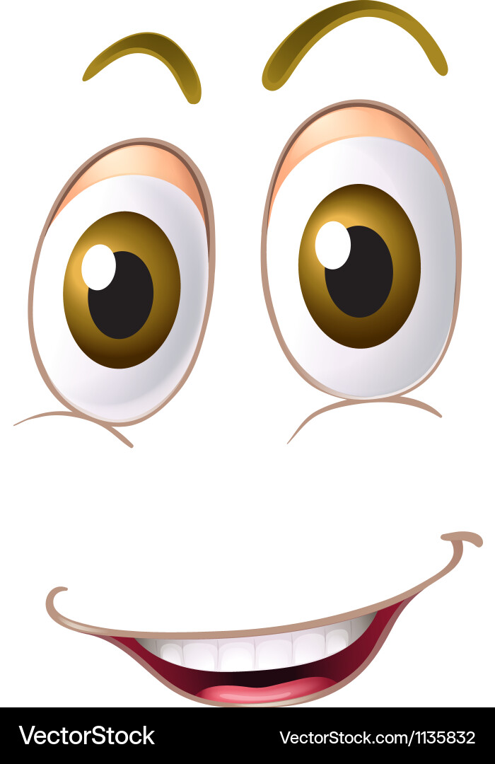 A face Royalty Free Vector Image - VectorStock