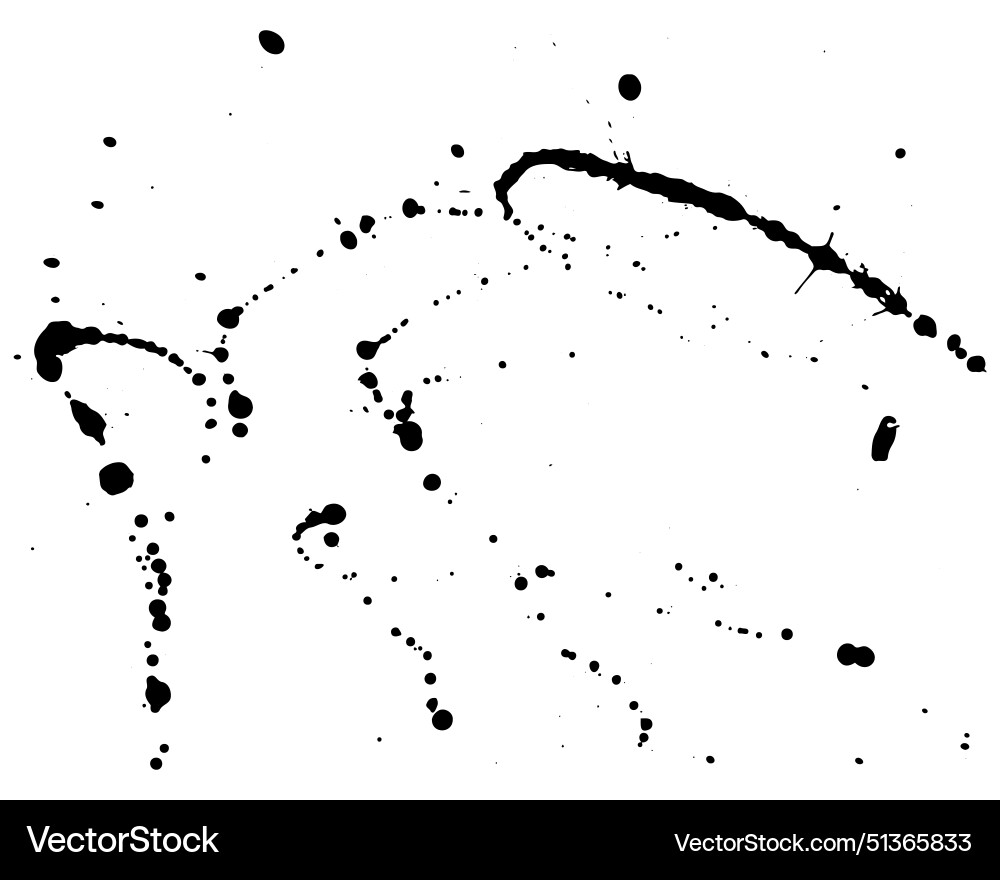 Overlay elements of paint ink splatter Royalty Free Vector