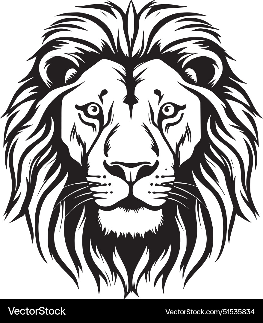 Cecil - black and white Royalty Free Vector Image