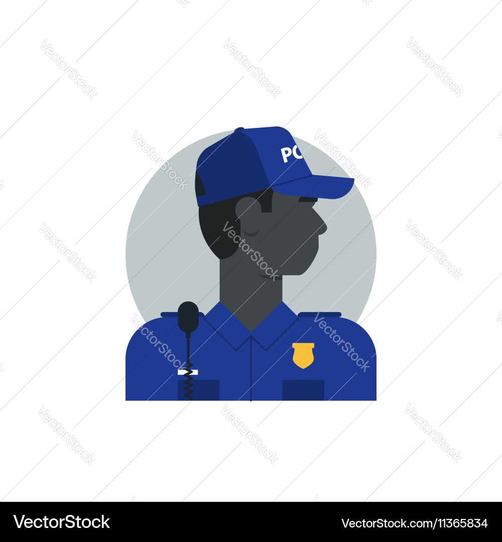 People policeman 4 Royalty Free Vector Image - VectorStock