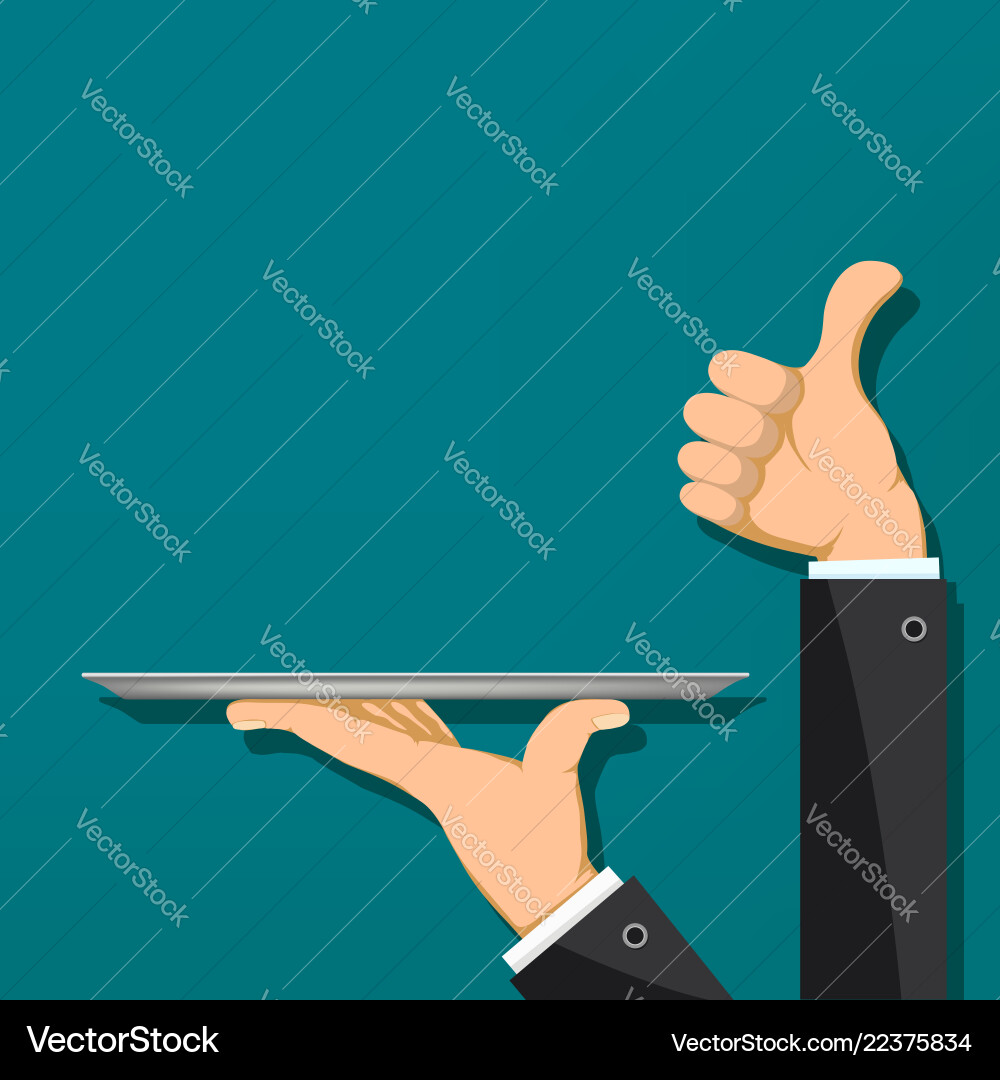 Serving Hands Vector