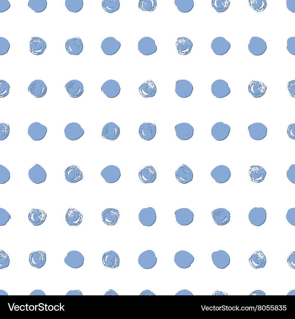 Seamless polka dot pattern Royalty Free Vector Image
