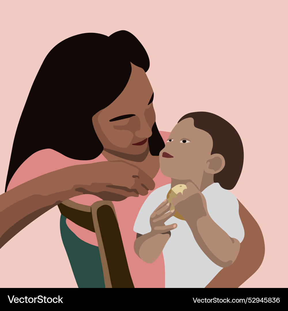 Mother with baby Royalty Free Vector Image - VectorStock