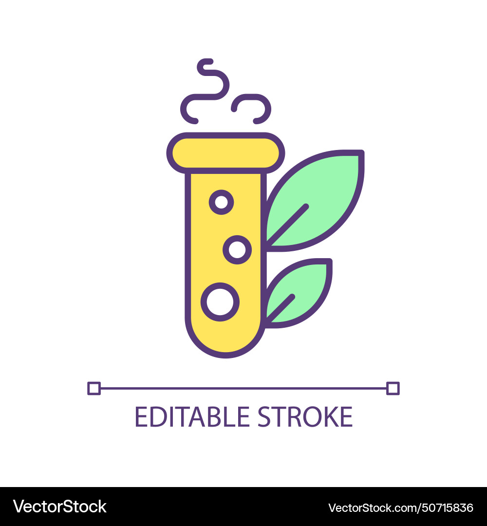 Pharmaceutical fermentation rgb color icon Vector Image