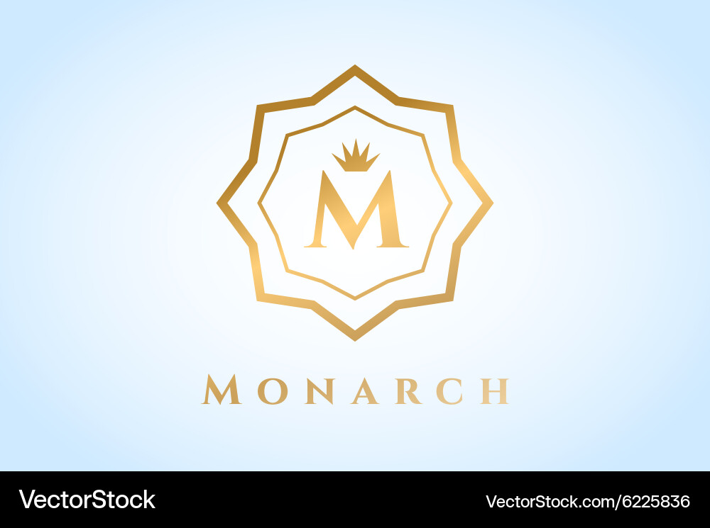Royal logo template hotel Royalty Free Vector Image