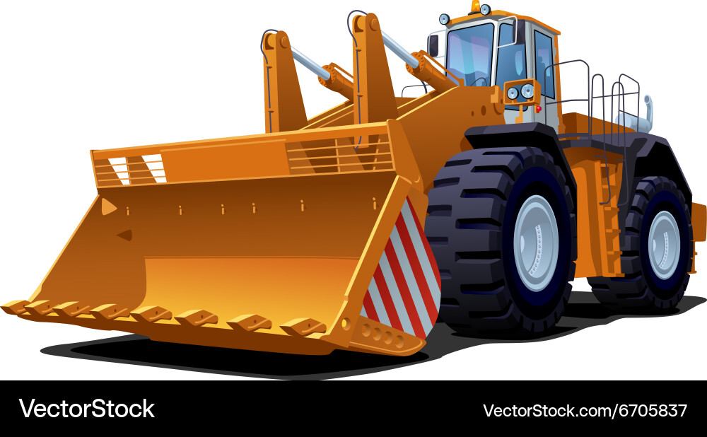 Heavy Duty Bulldozer Royalty Free Vector Image