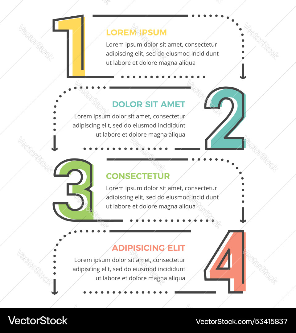 Infographic Template Four Vector Images (over 26,000)