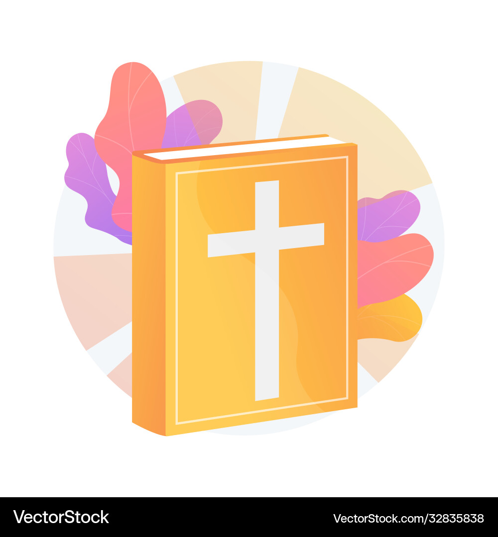 Abstract Holy Bible Concept Royalty Free Vector Image