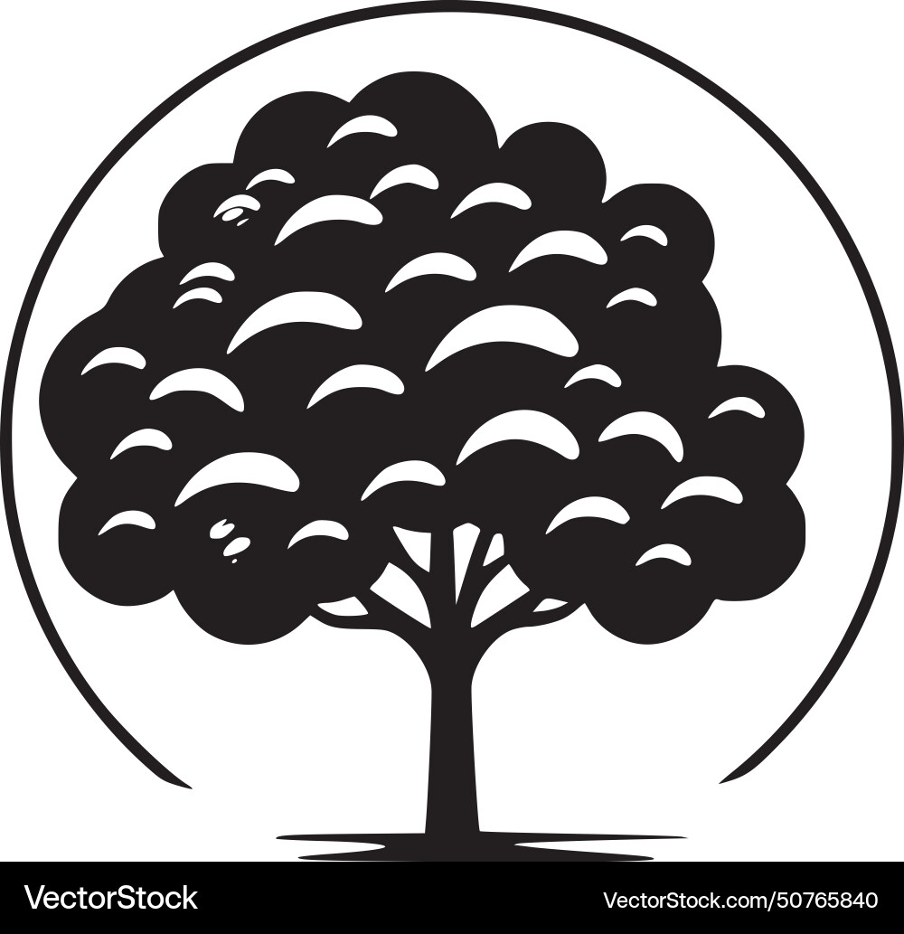 Tree - high quality logo ideal for t-shirt Vector Image