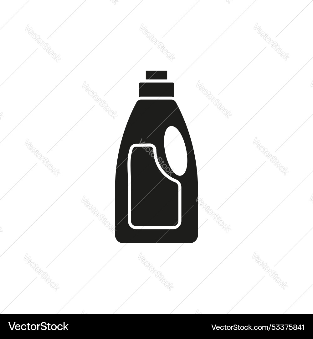 Liquid detergent icon set laundry cleaning soap Vector Image